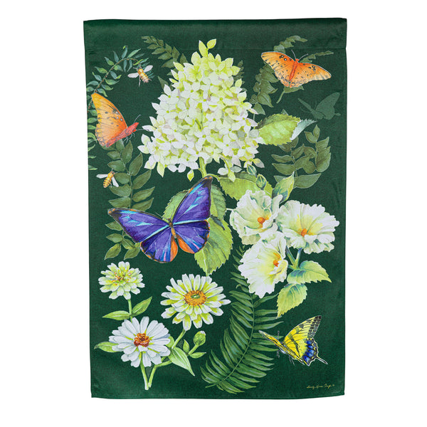 DRAPEAU DÉCORATIF - FLEURS ET PAPILLONS – Centre Jardin Cloutier
